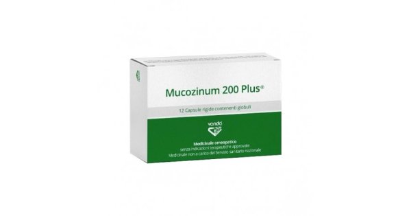 Mucozinum 200 plus - Vanda Omeopatici - 12 Capsule - Medicinale omeopatico