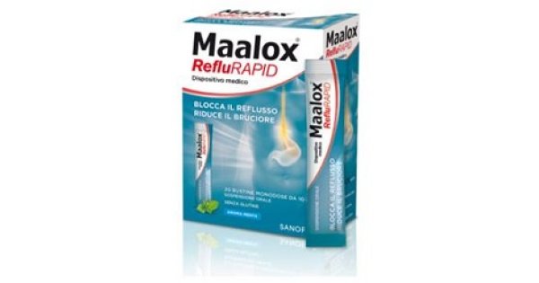 Maalox RefluRapid - Opella - 20 bustine - Dispositivo medico per il ...