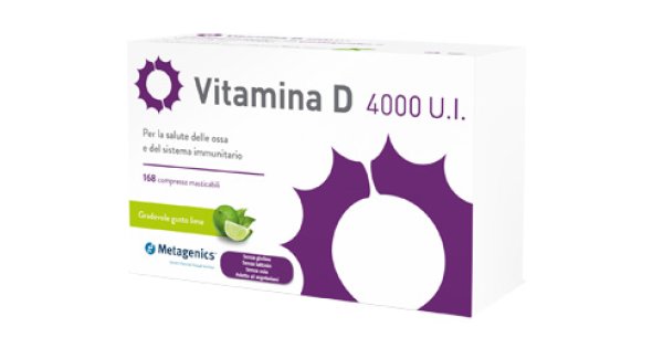 Vitamina D Ossa 4000 UI Metagenics 168 Compresse